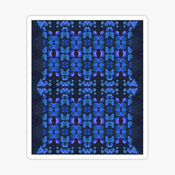 "Tiny blue bubbles" Sticker for Sale by TheCircles | Redbubble