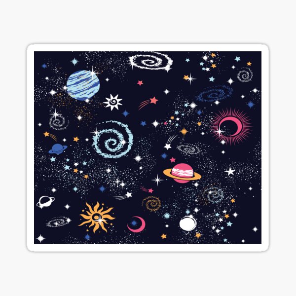"Space" Sticker by christineiris | Redbubble