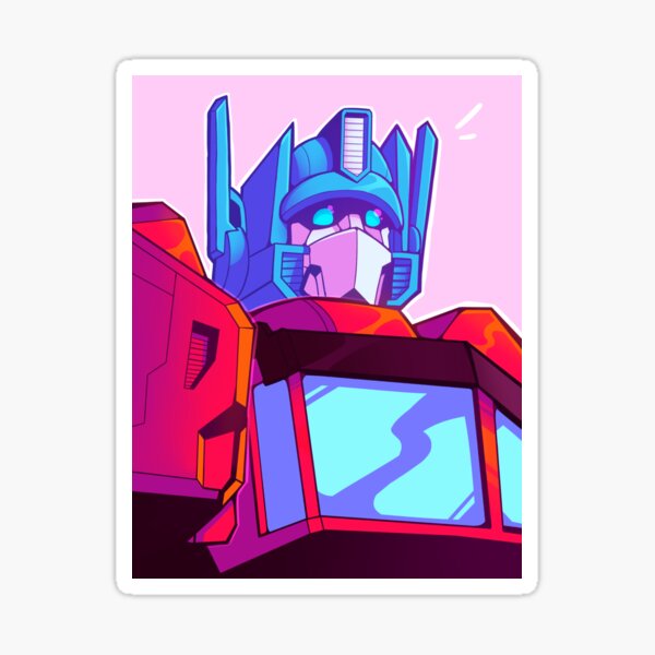 "Optimus Prime" Sticker for Sale by Bubonicc | Redbubble