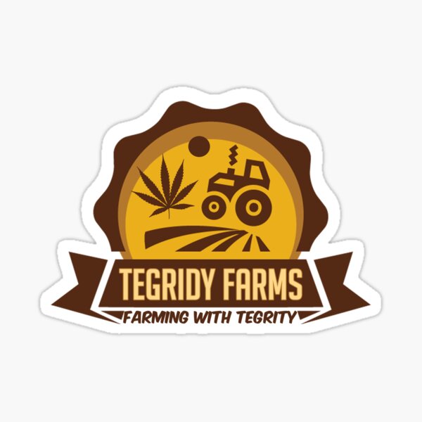 "Tegridy Farms Logo - South Park" Sticker for Sale by OliverGeorge ...