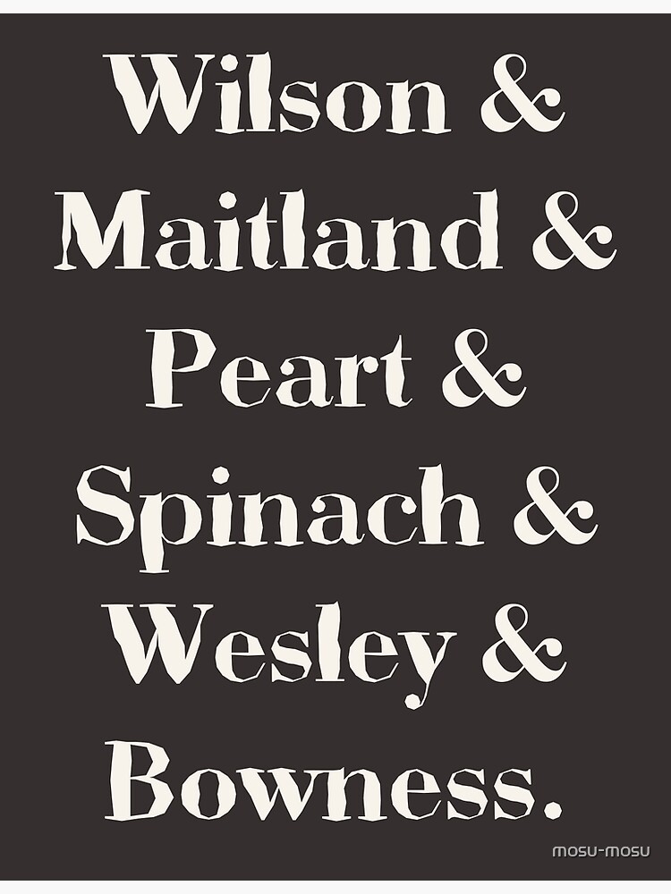 "REAL Porcupine Tree Line-Up shirt" Poster by mosu-mosu | Redbubble