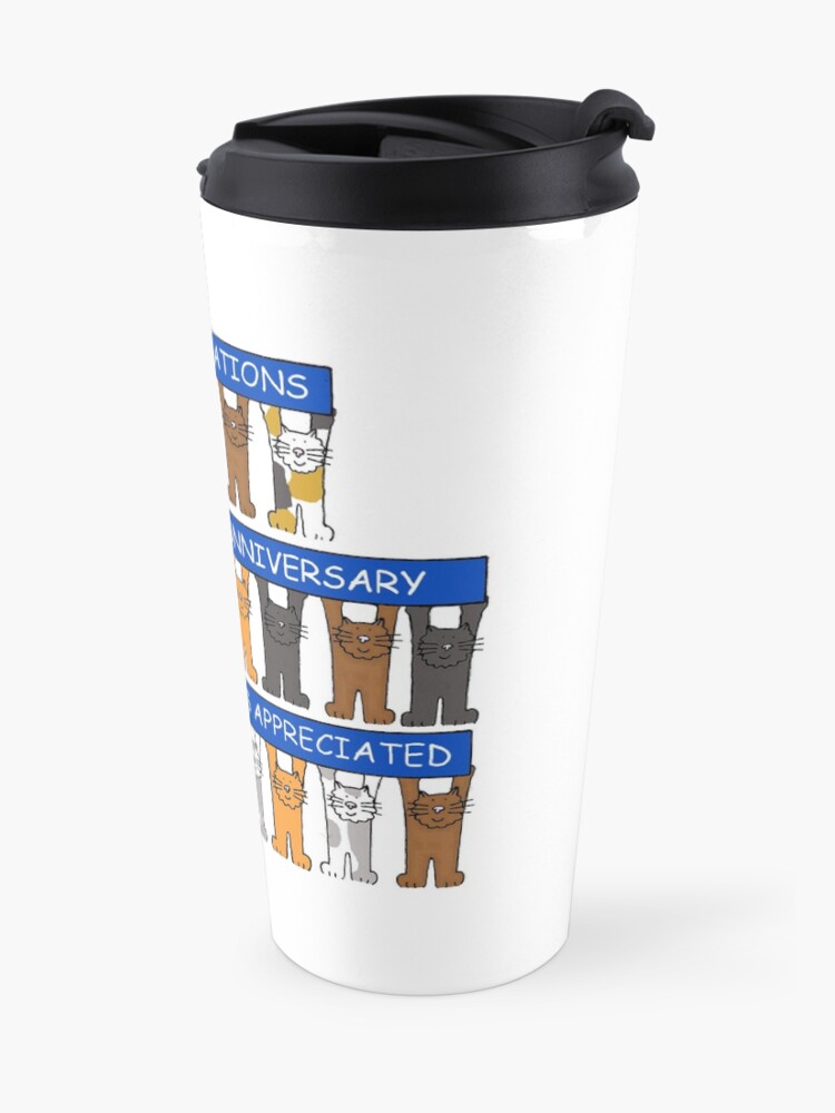 "Five Year Work Anniversary Congratulations" Travel Mug by KateTaylor ...