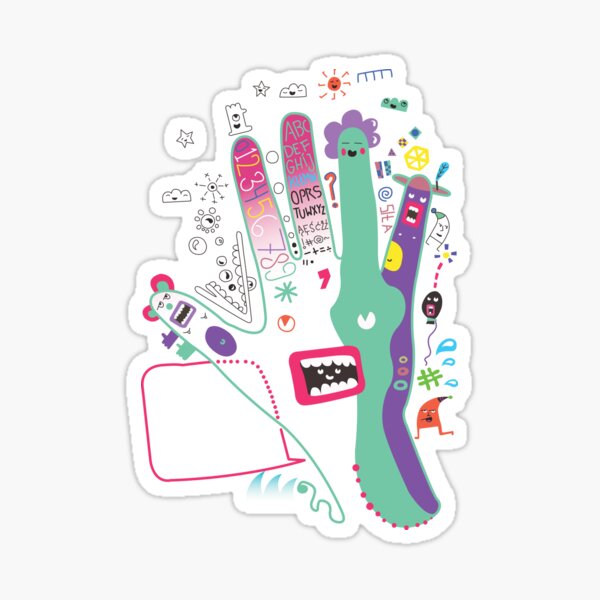 Speak To The Hand Stickers | Redbubble