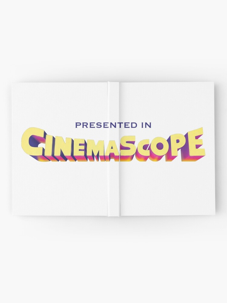 "Presented in Cinemascope hollywood retro logo" Hardcover Journal by ...