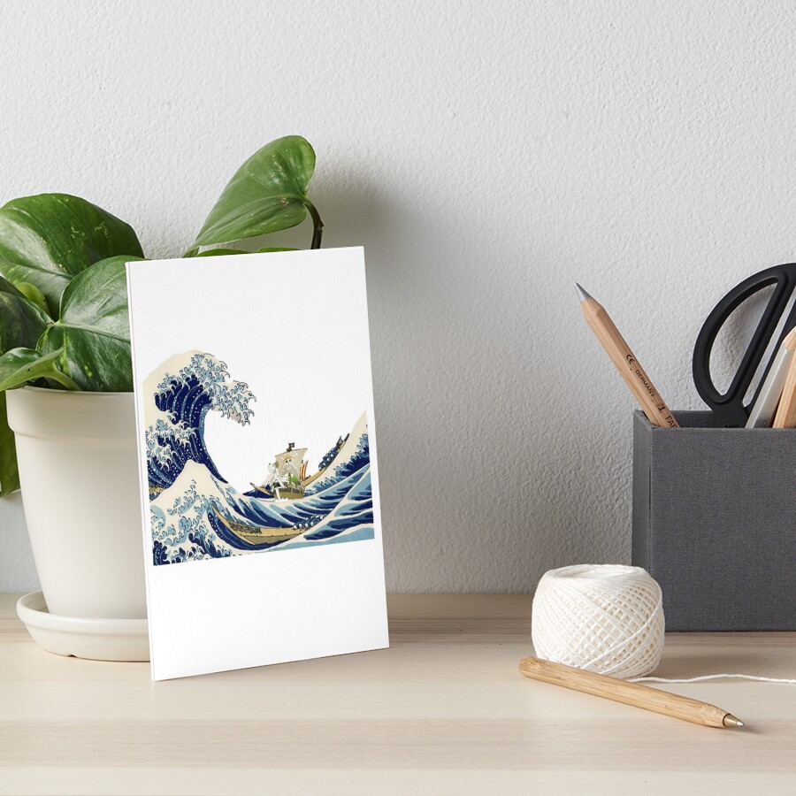 "Going Merry Wave" Art Board Print for Sale by datkiddjustin | Redbubble
