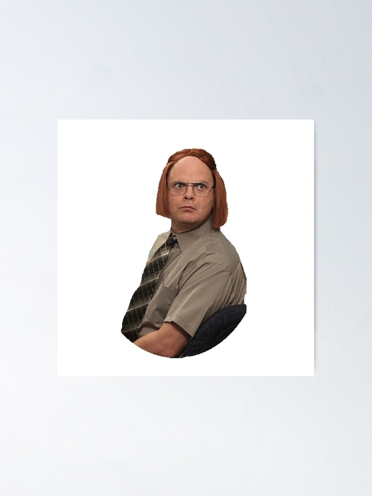 "DWIGHT DISGUISE" Poster for Sale by Vectorious745 | Redbubble