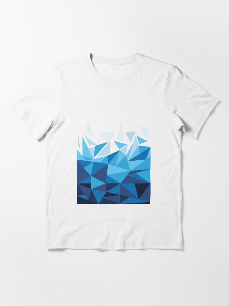 "Blue geometric fading gradient" T-shirt for Sale by SJEdits08 ...
