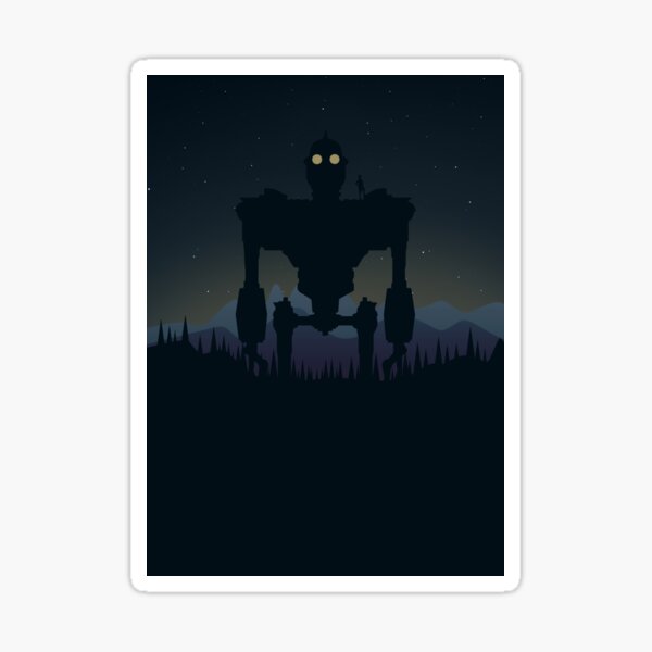 "The Iron Giant " Sticker for Sale by anniealmighty | Redbubble