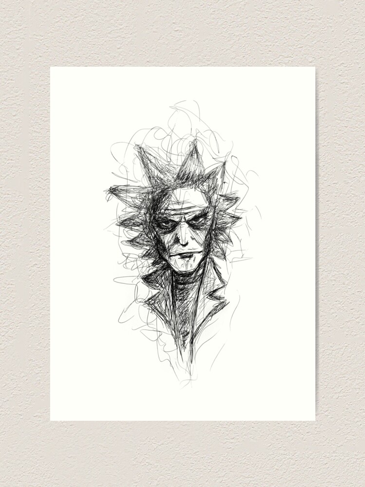 "Rickest Rick" Art Print by maggieschan | Redbubble