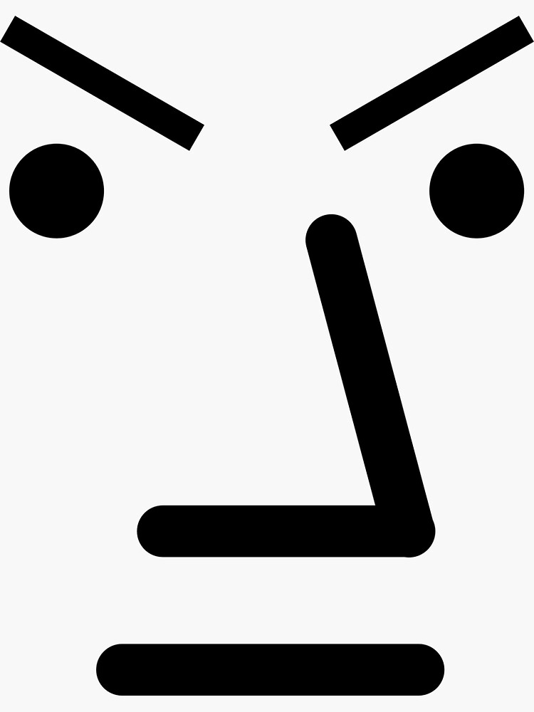 "NPC Angry" Sticker by Designev | Redbubble