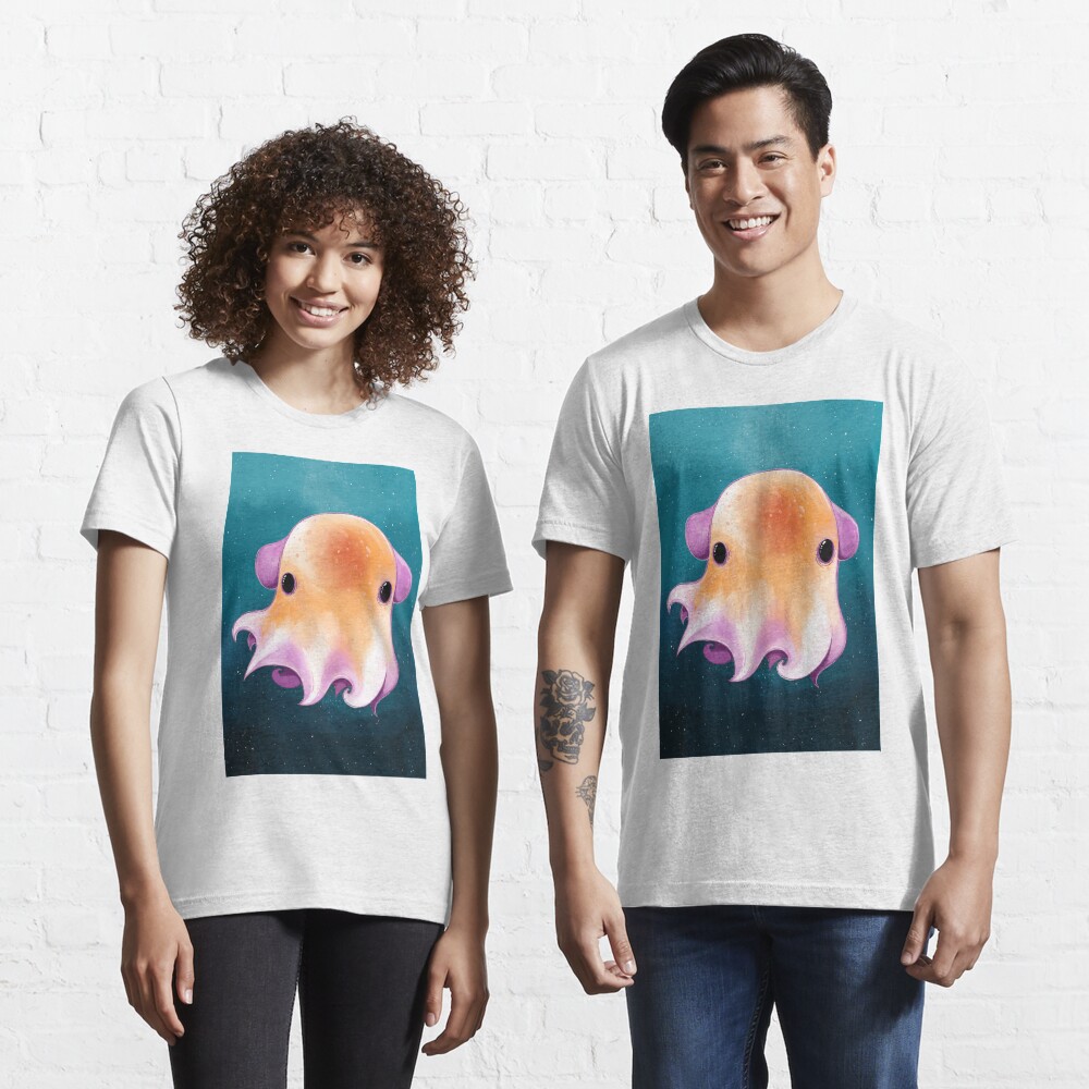 "Cute Dumbo Octopus In Space" Poster for Sale by Roo Nutkins | Redbubble