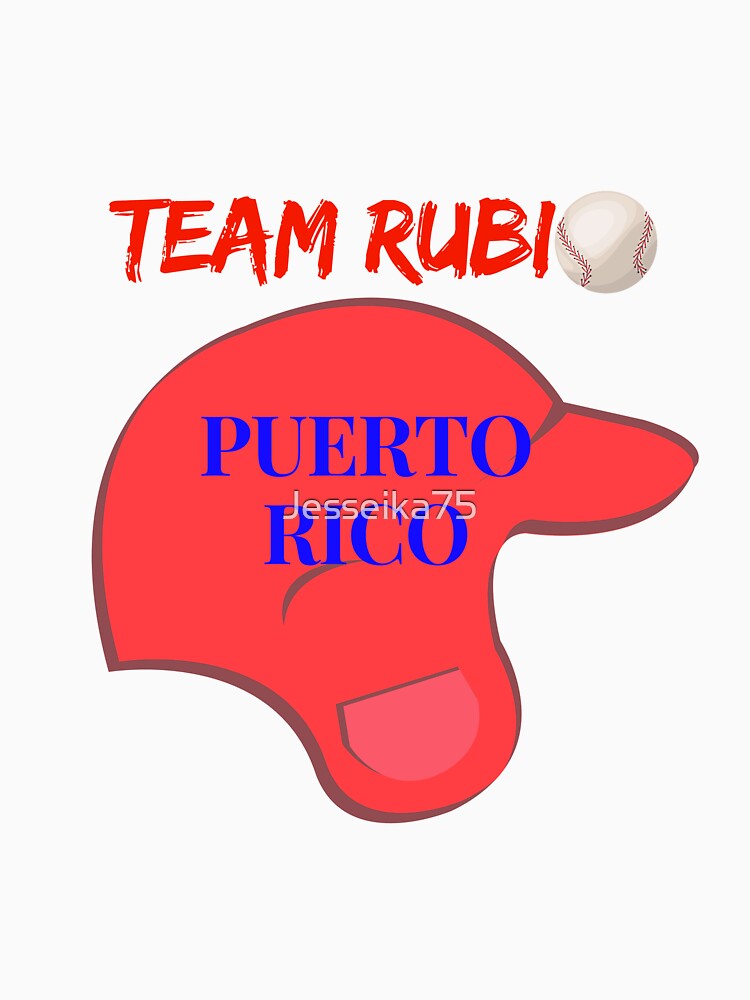 "Puerto Rico-Team Rubio Baseball-klassischer Entwurf" T-Shirt von ...