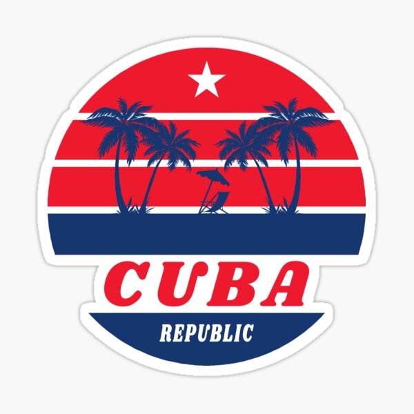 "Cuba Republic / Gift Caribbean Cuba Havana" Sticker by Rocky2018 ...
