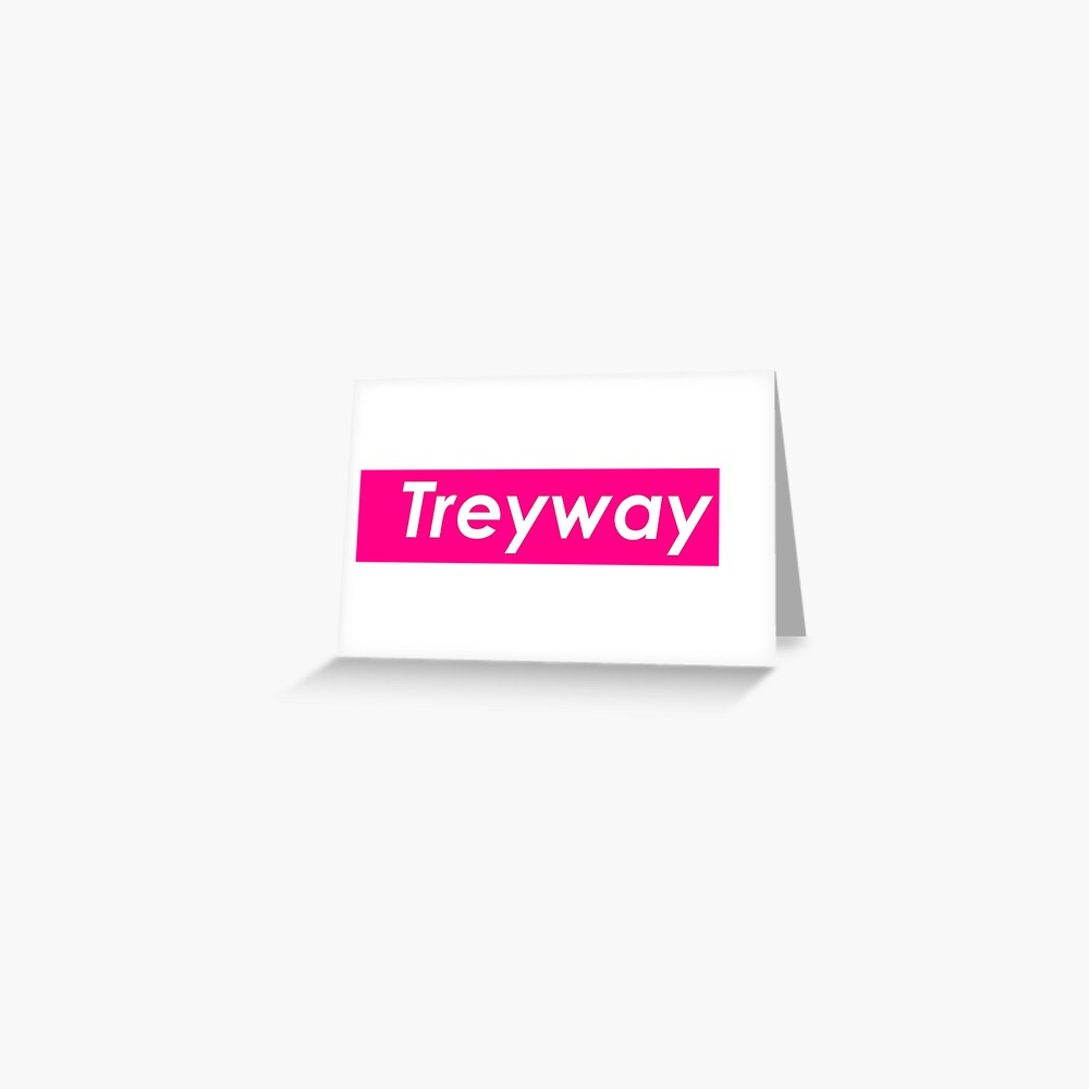 "TREYWAY 6IX9INE PINK LOGO" Greeting Card for Sale by FrenchFactory ...