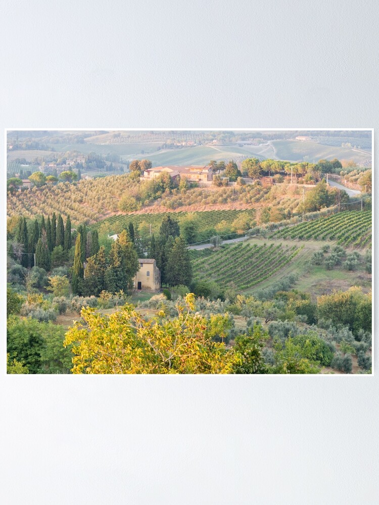 "Tuscan Countryside" Poster by taos | Redbubble