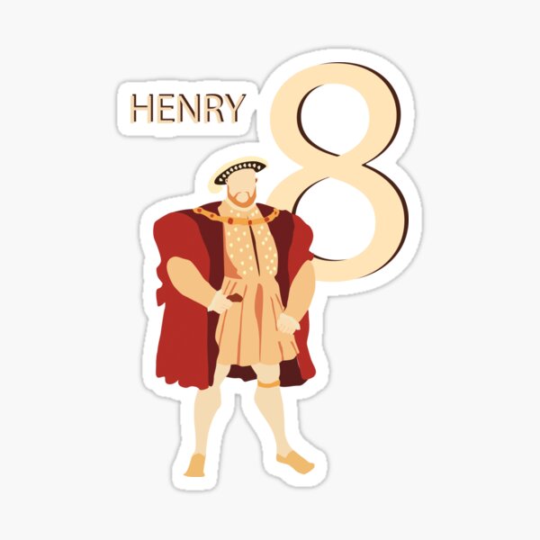 "Henry VIII" Sticker by xvoguex | Redbubble