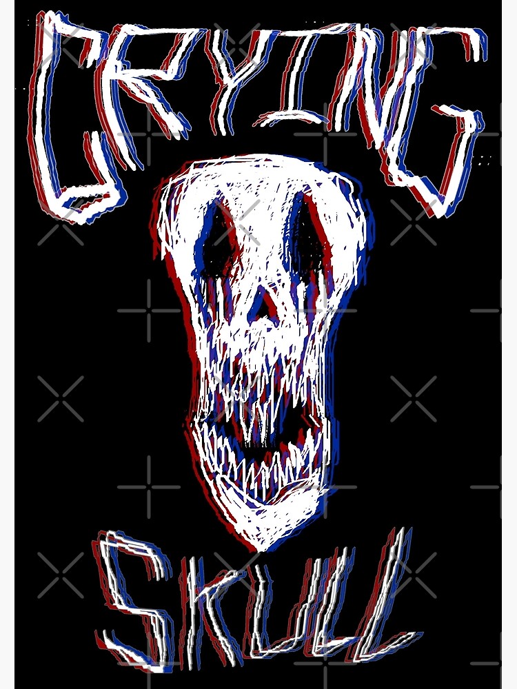 Póster «Crying Skull 3D» de akbangar | Redbubble