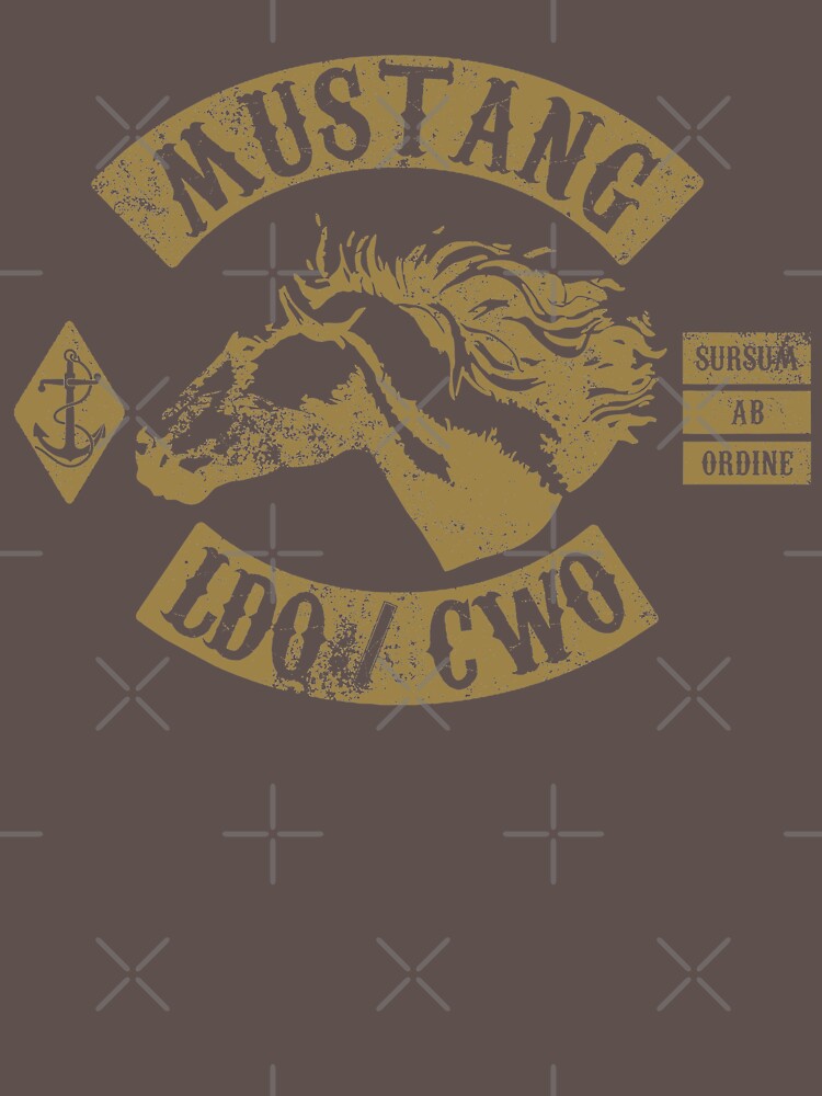 "Mustang LDO/CWO Graphic Tee" T-shirt for Sale by HooyahGraphics ...