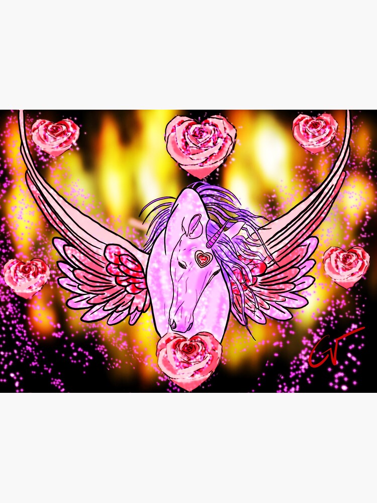 "Astral Heart Unicorn " Sticker for Sale by Gaerunosekai | Redbubble