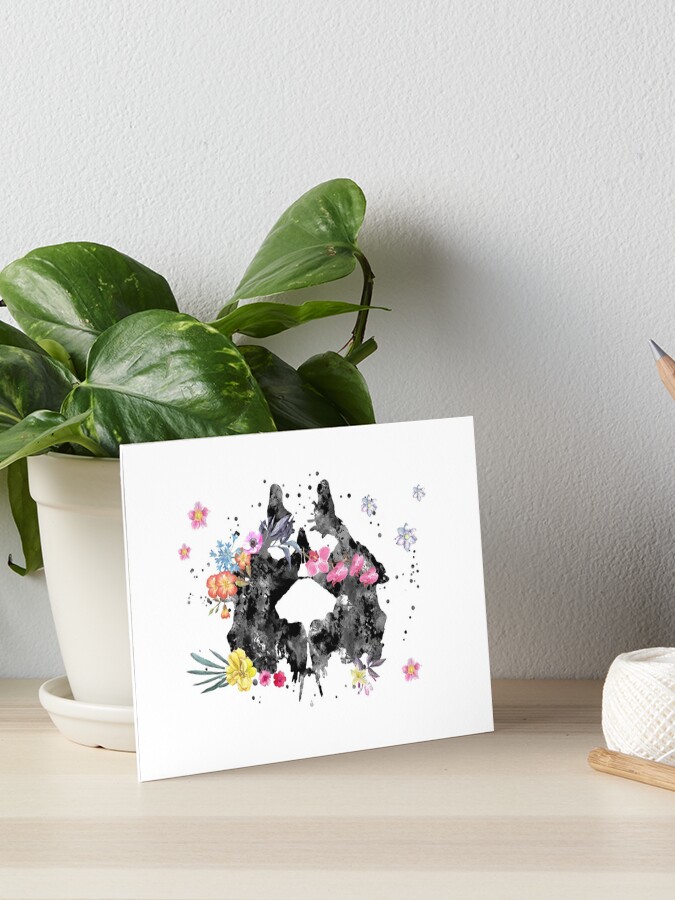 "Rorschach, Rorschach inkblot test,card 2" Art Board Print for Sale by ...