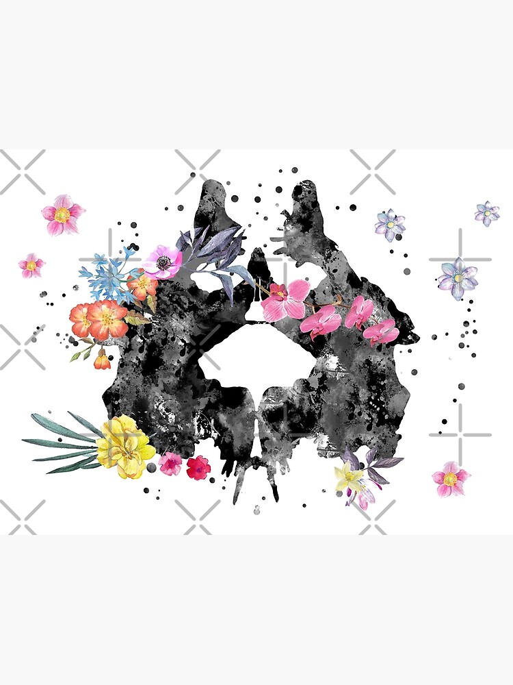Rorschach, Rorschach inkblot test,card 2 Premium Matte Vertical Poster ...