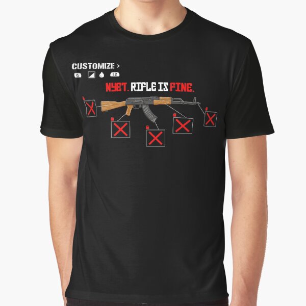 "Nyet. Rifle is Fine." T-shirt by CCCDesign | Redbubble