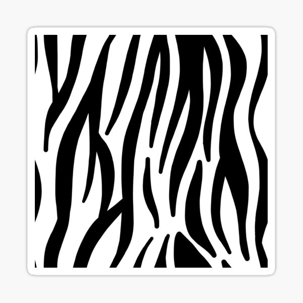 "Zebra Print" Sticker for Sale by VibrantDesign | Redbubble