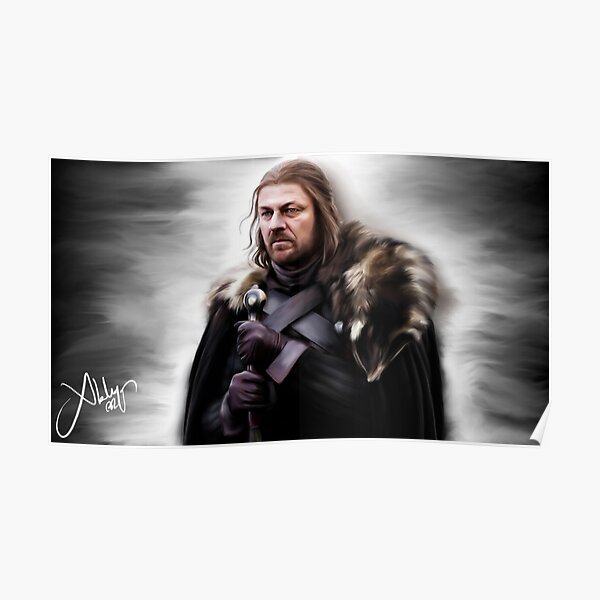 "Ned" Poster for Sale by Xbalanque | Redbubble