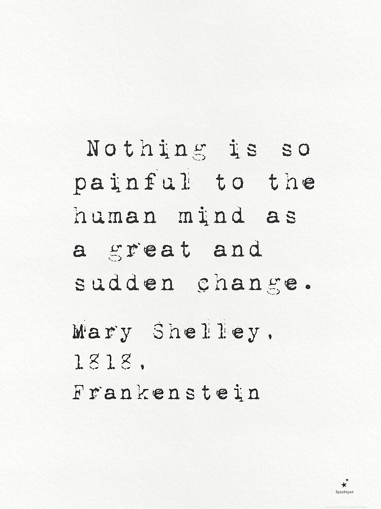 Common Frankenstein Quotes