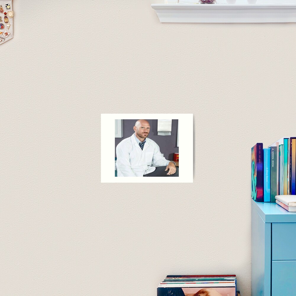"Johnny Sins Doctor" Art Print by Jdotdot | Redbubble