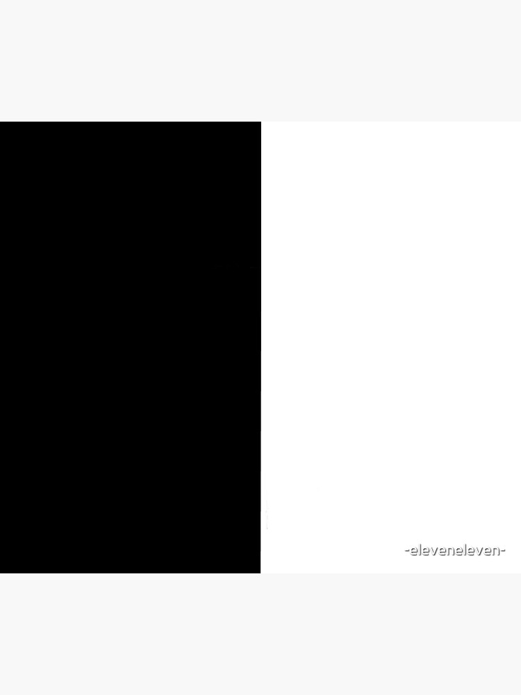Pegatina «Mitad negro mitad blanco» de -eleveneleven- | Redbubble Pegatina «Mitad negro mitad blanco» de -eleveneleven- | Redbubble
