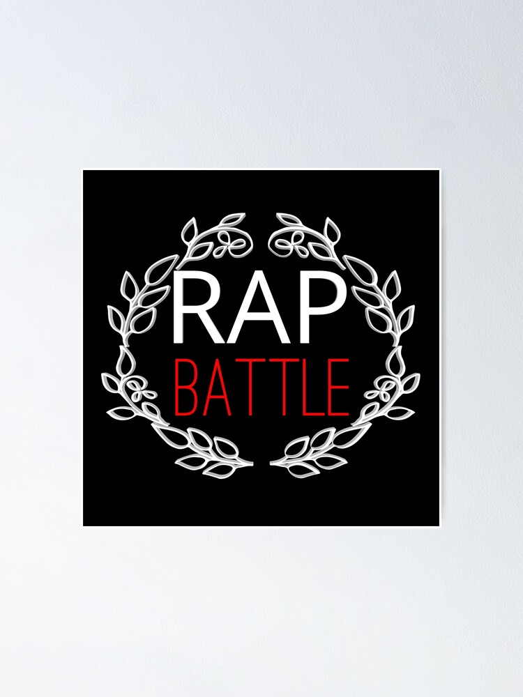 "Rap Battle Design" Poster by phys | Redbubble