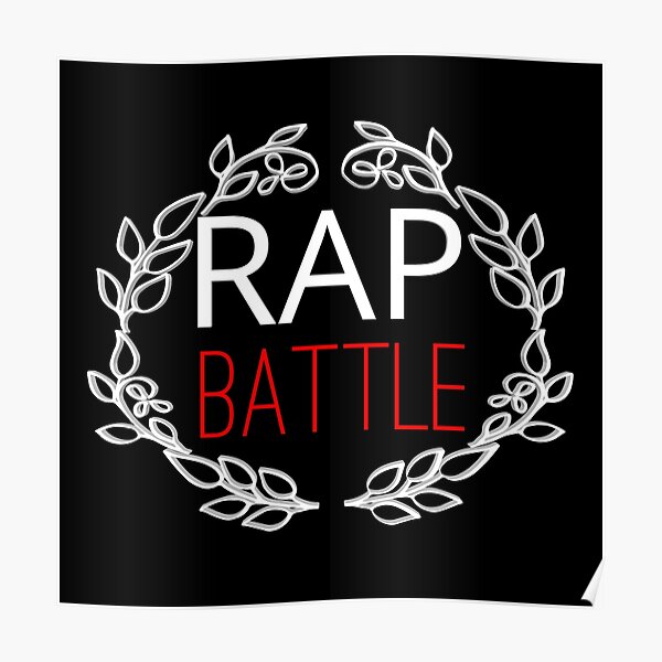 "Rap Battle Design" Poster by phys | Redbubble