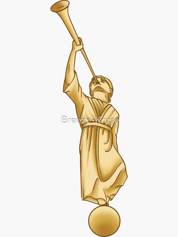 "Angel Moroni" Sticker for Sale by Breeze-Kruse | Redbubble