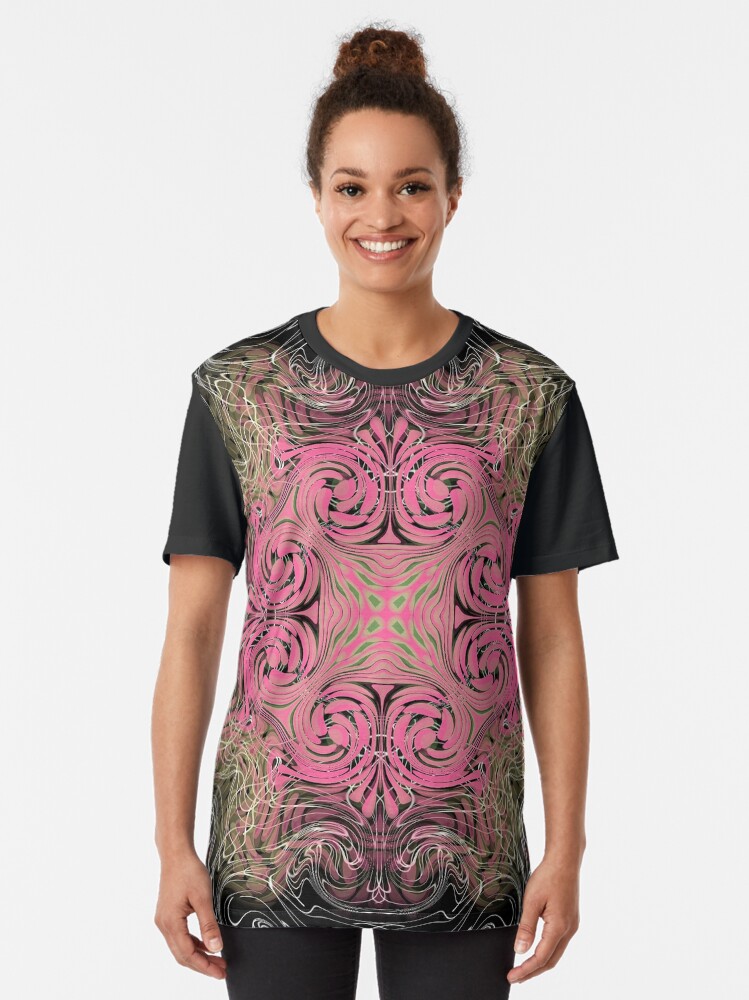 "Acid Trip Pink Explosion" T-shirt for Sale by Danart970 | Redbubble ...