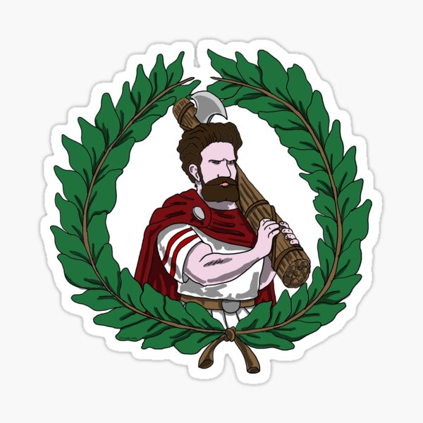 "Lictor" Sticker for Sale by CLAUDIO COSTA | Redbubble
