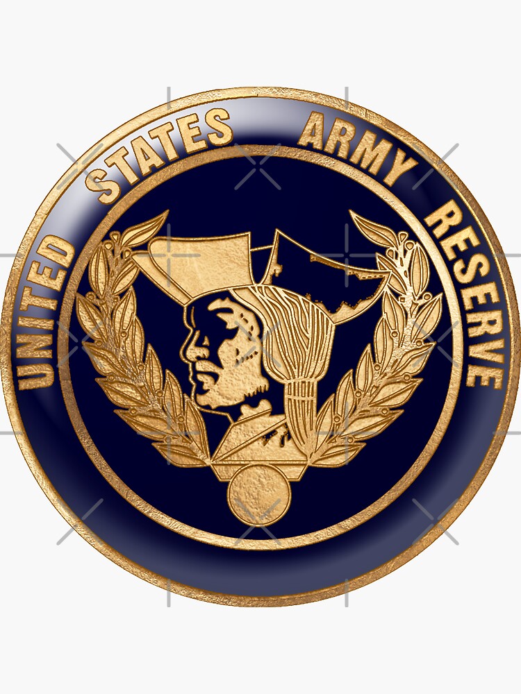 "US Army Reserve Insignia" Sticker by PixDezines | Redbubble