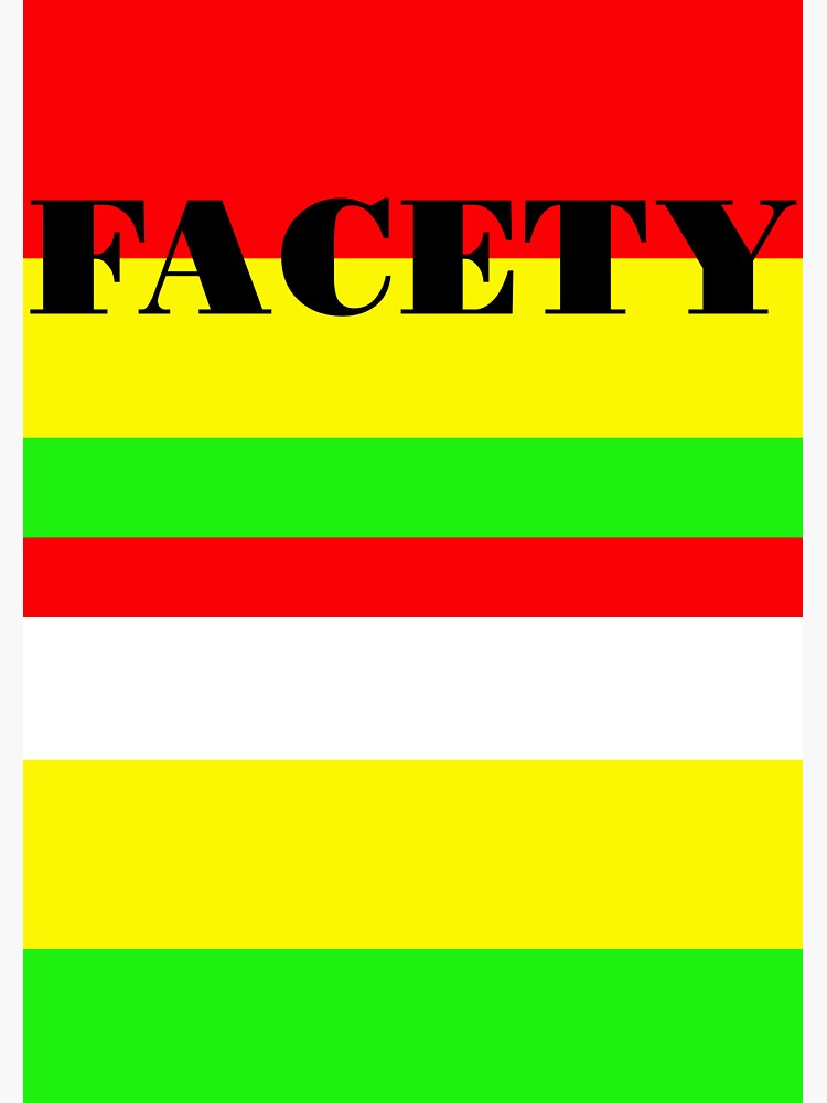"Jamaican slang patois - Facety / Cheeky" Sticker for Sale by ...