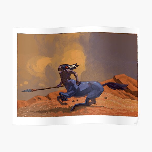 "galloping centaur" Poster by bcedraws | Redbubble