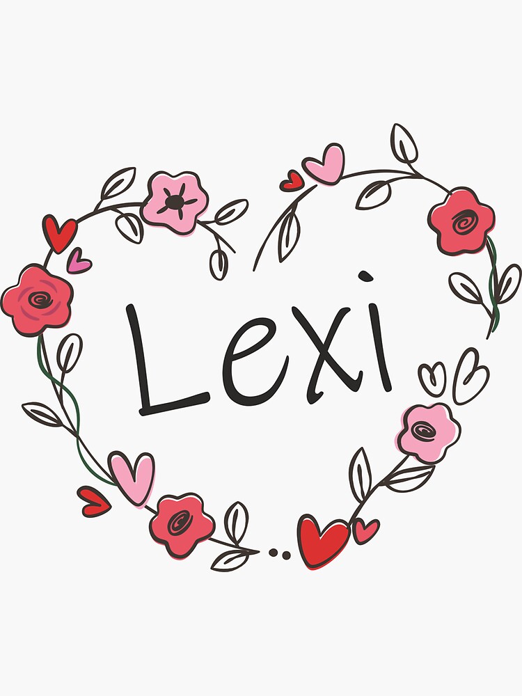 "Lexi" Sticker for Sale by oleo79 | Redbubble