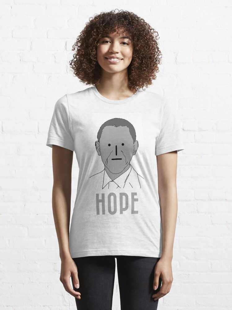 "NPC Obama Hope Wojak" T-shirt for Sale by llamatic | Redbubble | npc t ...