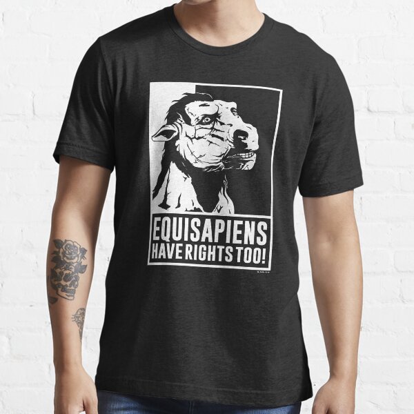 "Equisapiens" T-shirt for Sale by wloem | Redbubble | horse t-shirts ...