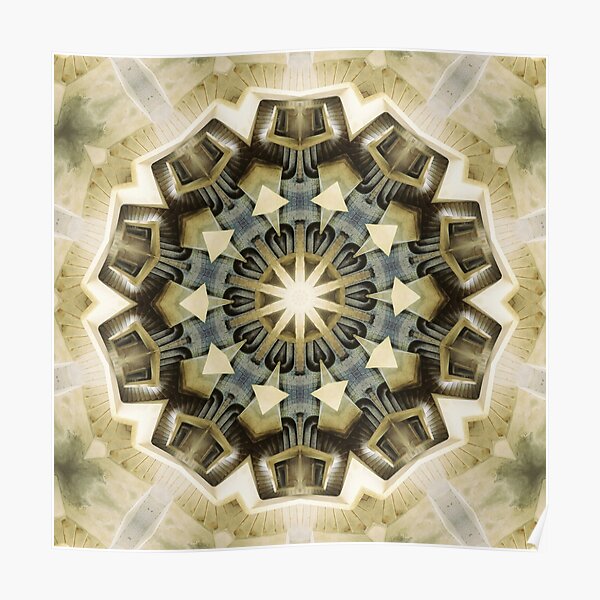 "An Ode to M C Escher kaleidoscope mandala pattern" Poster by ...