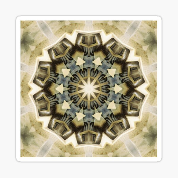"An Ode to M C Escher kaleidoscope mandala pattern" Sticker for Sale by ...