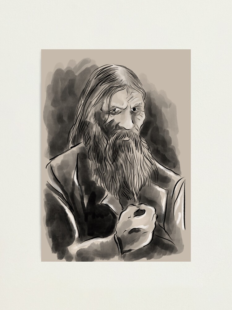 Lámina fotográfica «Retrato de Gregory Rasputin» de Extreme-Fantasy ...