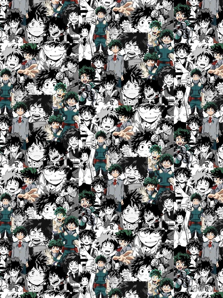 "DEKU COLLAGE" Leggings for Sale by jaydenlyn | Redbubble