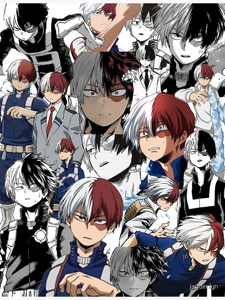 "TODOROKI COLLAGE" Photographic Print by jaydenlyn | Redbubble