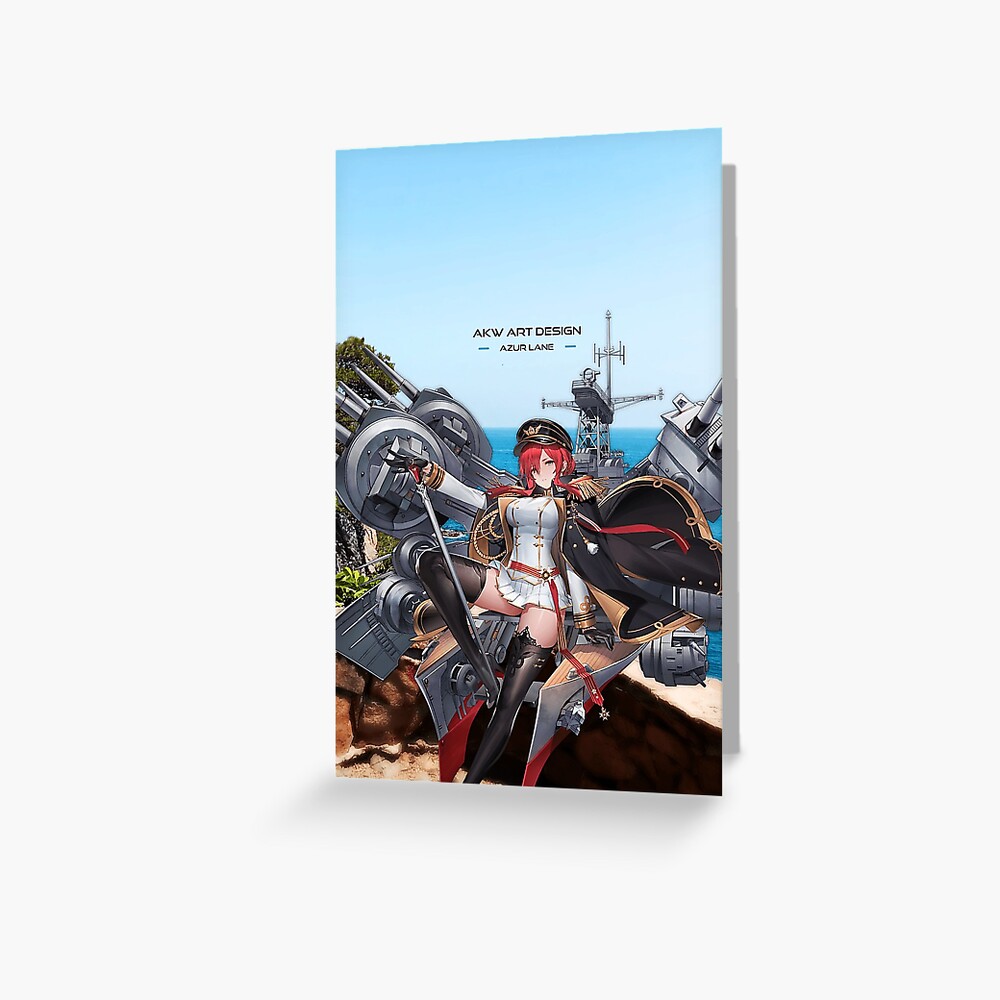 Monarch》 Azur Lane || HMS Royal Navy" Greeting Card by Akw-Art-Design ...