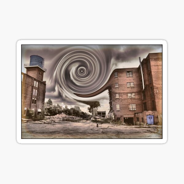 "Vintage Vortex" Sticker for Sale by ArachnidImagery | Redbubble