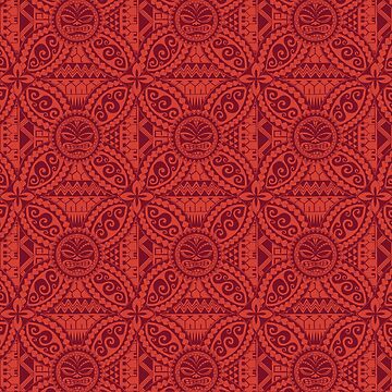 "Polynesian tattoo red red design" Graphic T-Shirt for Sale by Ayelet ...